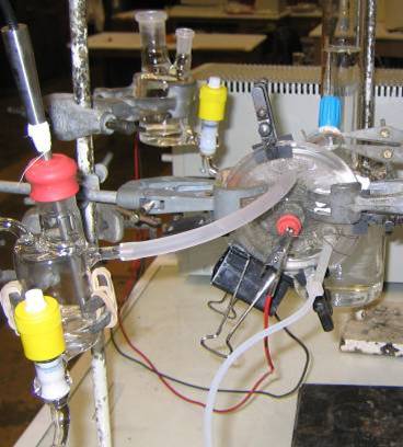 Electrochemical ozone generation research of Prof. P. A. Christensen